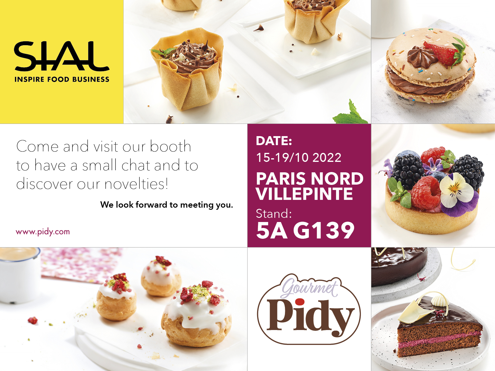 Pidy neemt deel aan SIAL PARIS 2022! - Pidy Benelux Pidy neemt deel aan SIAL PARIS 2022! - Pidy Benelux